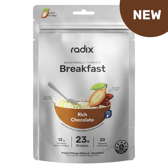 Radix Original 400 Rich Chocolate Dairy Protein – Dwights Outdoors